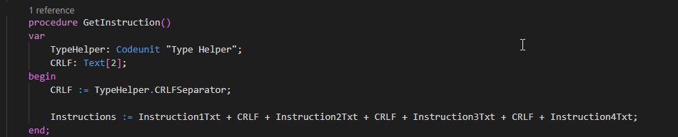 How to build Multiline Instruction in Business Central – Ammolh Saallvi ...