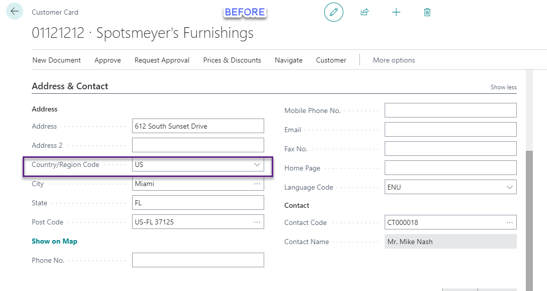 Address Control in Business Central. – Ammolh Saallvi Blog